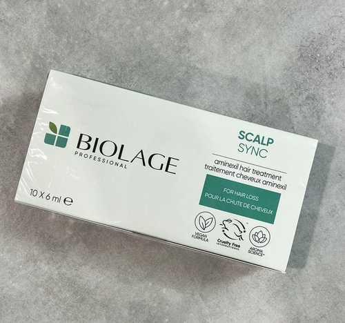 Ампуоы для волос biolage scalpsync pro-aminexil