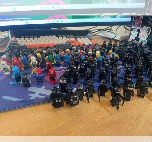 Человечки/фигурки аналог Lego 184шт