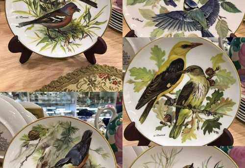 Набор тарелок из серии Птицы Зяблики
