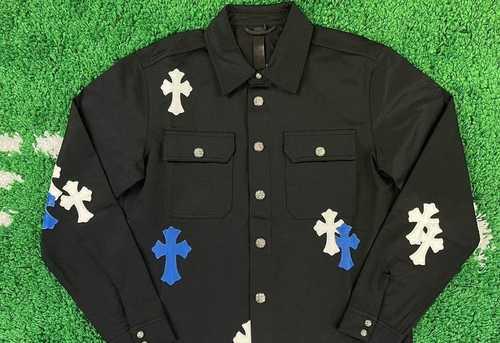 Джинсовка Chrome Hearts серебро