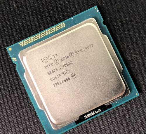 Процессор Xeon E3-1240v2 1155 lga