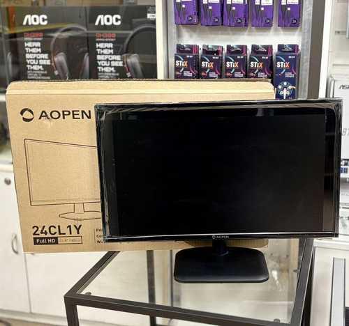 24" Монитор aopen (75Гц,VGA,hdmi,IPS,1920x1080)