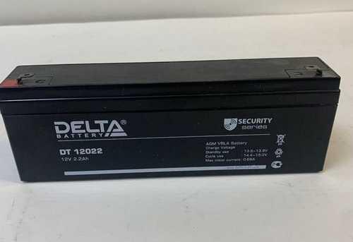 Аккумулятор delta 12v 2.2 Ah
