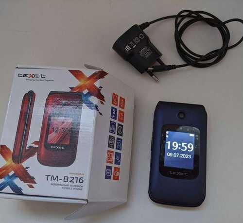 Кнопочный телефон texet TM-B216