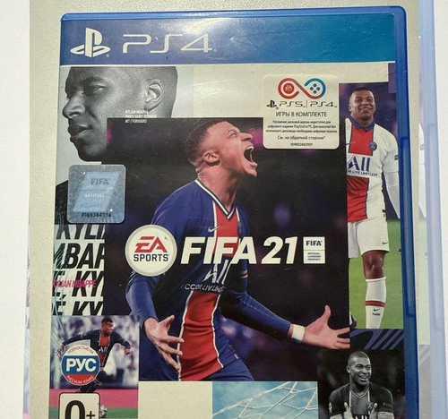 Fifa 21 ps4 диск