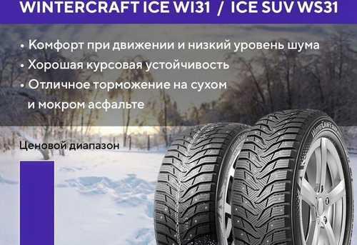 Kumho WinterCraft SUV Ice WS31 275/40 R20 и 315/35 R20 106T