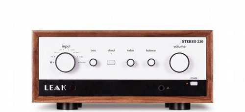 Интегральный усилитель leak stereo 230 walnut