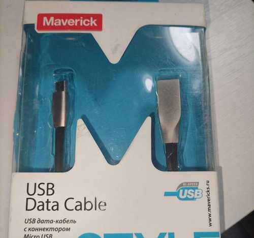 USB data Cable (дата кабель) с коннектором micro u