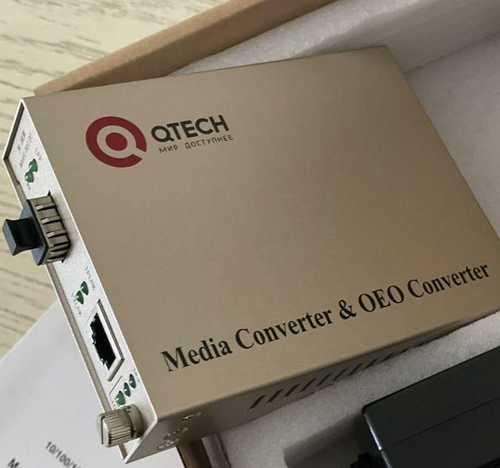 Медиаконвертер Qtech по sfp