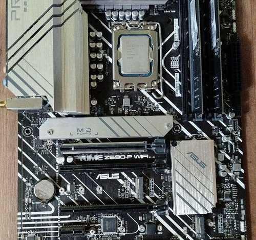 Связка i5-12400/asus Prime z690/16Gb DDR5 5600