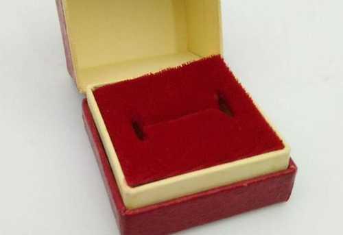 Антикварная, винтажная коробка под кольцо сер