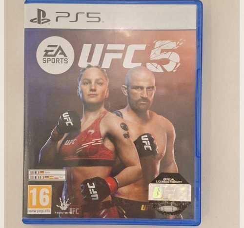 Игры ps5 диск ufc 5