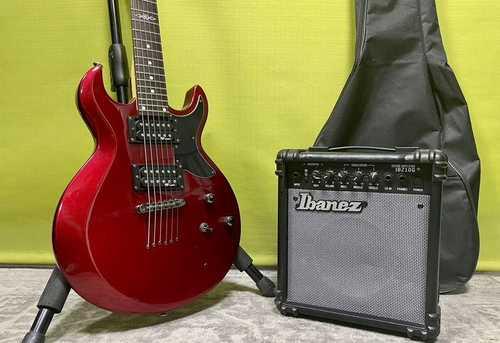 Электрогитара Schecter с комбиком Ibanez