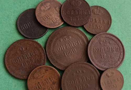 Набор монет (1852-1865) Цена за всё