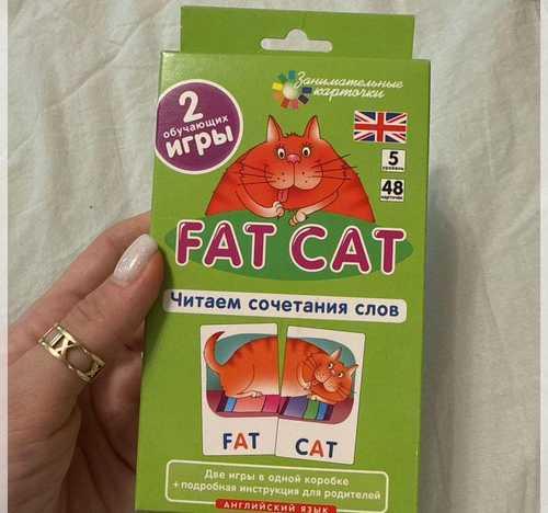 Занимательные карточки Fat cat