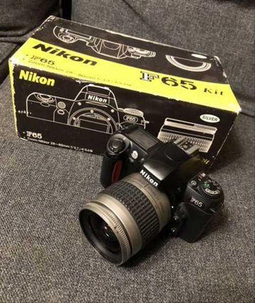 Зеркальный пленочный фотоаппарат Nikon f65