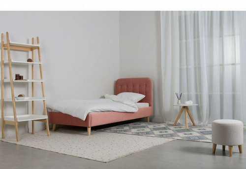 Кровать Динс 90 Velvet Pink