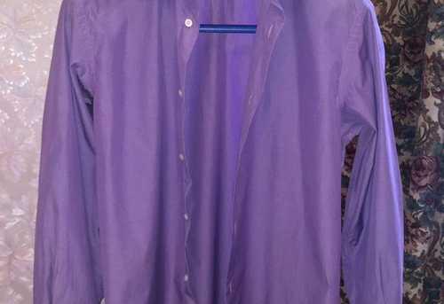 Brioni рубашка, фиолетовая, оригинал, M