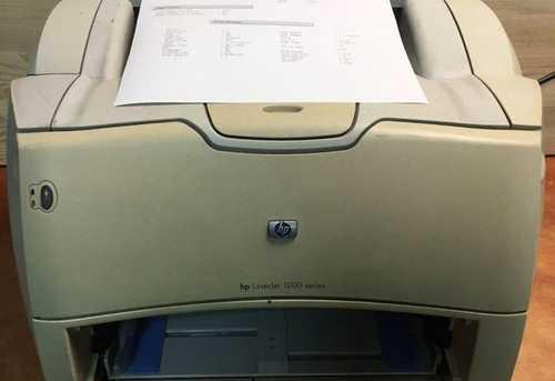 Принтер лазерный HP LaserJet 1200, ч/б, A4