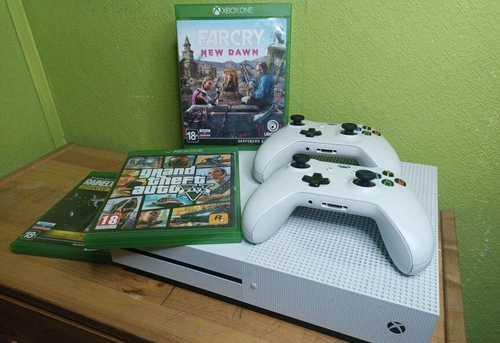 Xbox One s 1tb с играми/ геймпасс ультима