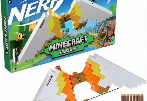 Бластер Nerf Hasbro Minecraft Sabrewing новый