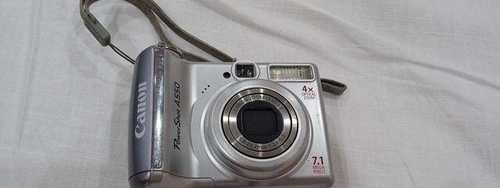 Компактный фотоаппарат canon power shot A550