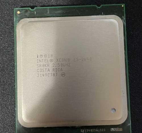 Процессор Xeon e5-2640