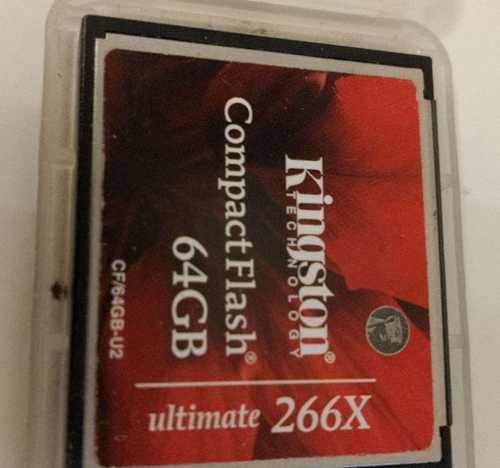Карта памяти Kingston CompactFlash 64GB
