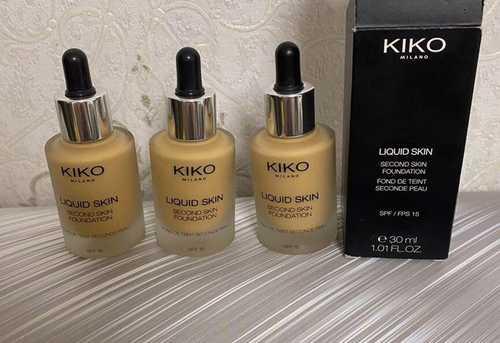 Тональный крем Kiko milano liquid skin second