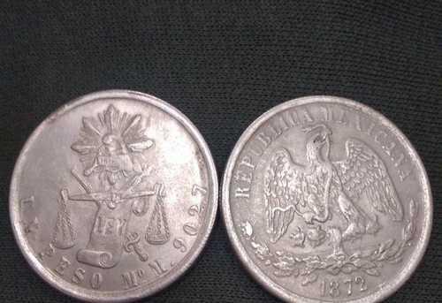 Монеты Мексики, Румынии. Копии