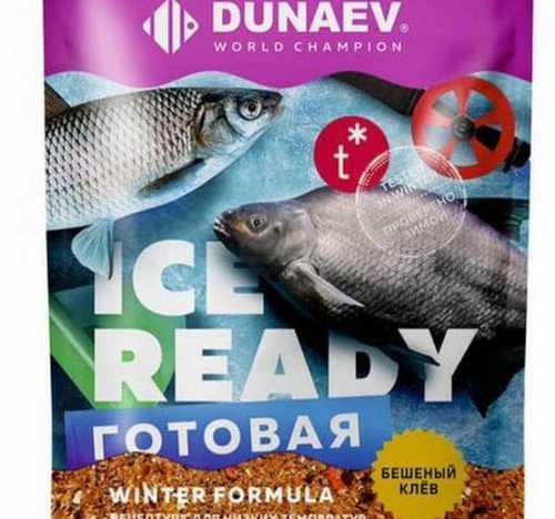 Прикормка "dunaev iCE-ready" 0.75 кг Мотыль