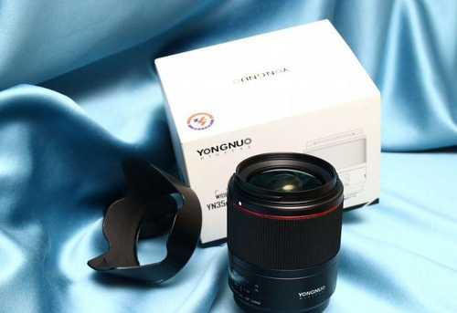 Yongnuo 35mm f/1.4 для Canon как новый