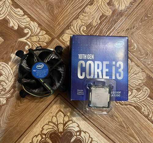 Процессор intel core i3 10100f box