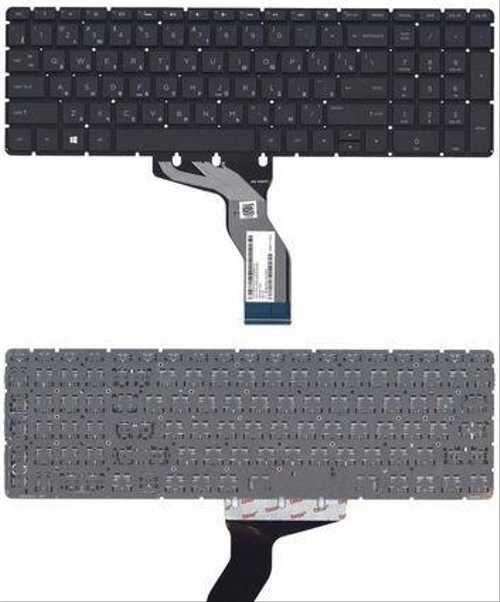 Клавиатура для HP Envy 15-ae100ur черная с белой п