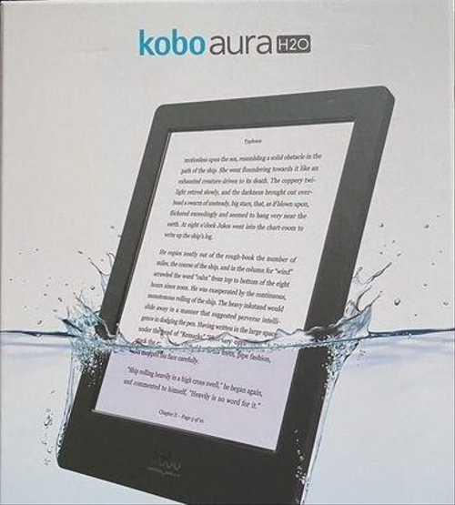 Электронная книга Kobo Aura H20 новая