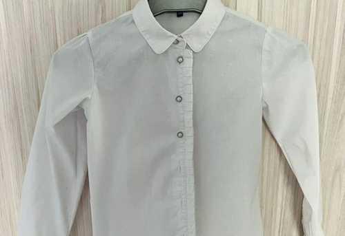 Рубашка/блузка белая 128р