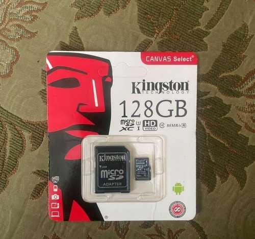 Карта памяти microsd 128 гб