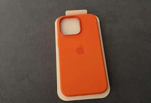 Чехол Apple iPhone soft touch 13 pro оранжевый