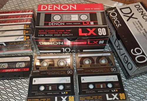 Аудиокассета Denon LX90 Denon DX90 Basf LH-E I 90