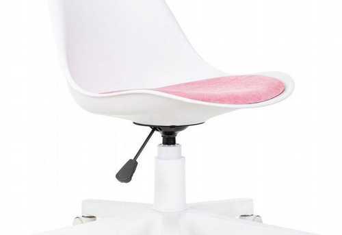 Кресло Бюрократ CH-W333 белый сиденье розовый Vel