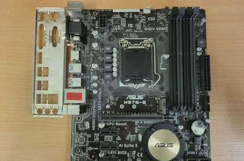 1150 Asus H97M-E mATX M.2 4xDDR3 проверка