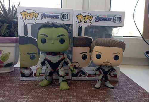 Funko pop avengers: endgame (Тони Старк и Халк)