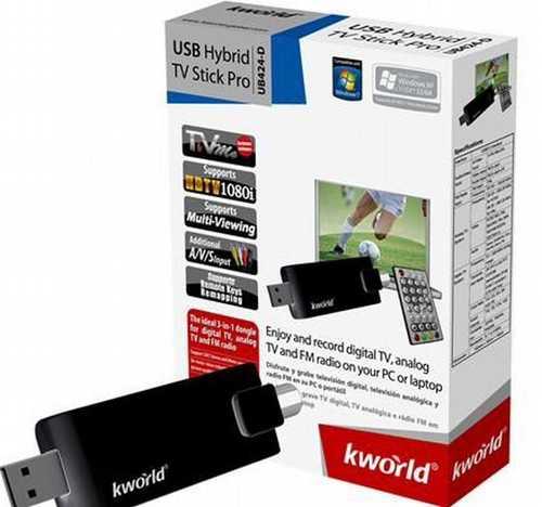 Тв тюнер KWorld USB Hybrid TV