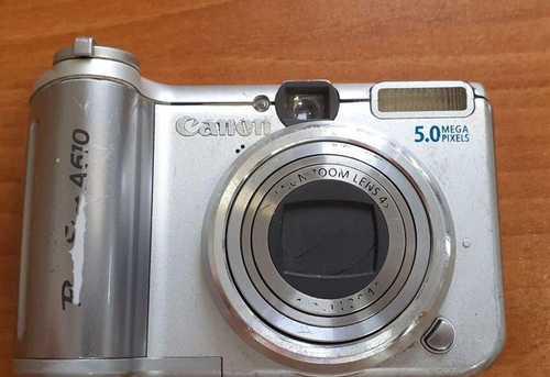 Компактный фотоаппарат Canon PS A610