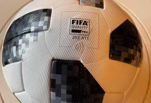 Футбольный мяч adidas telstar fifa 2018