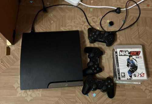 Ps3 Slim 320gb Прошитая + 17 игр