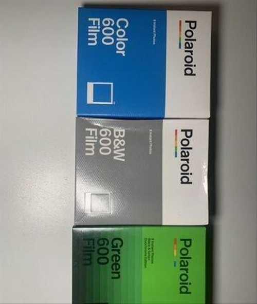 Картридж Polaroid 600 Green, черно-белый, цветной