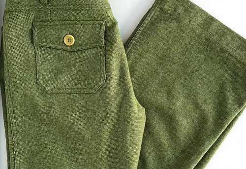 Брюки Max Mara, шерсть, твид