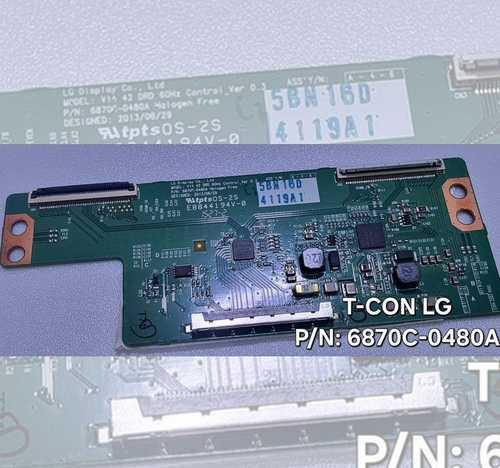 T-CON для TV LG 6870C-0480A