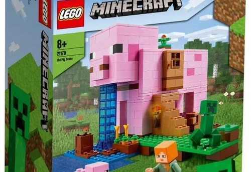 Конструктор lego Minecraft 21170 Дом-свинья